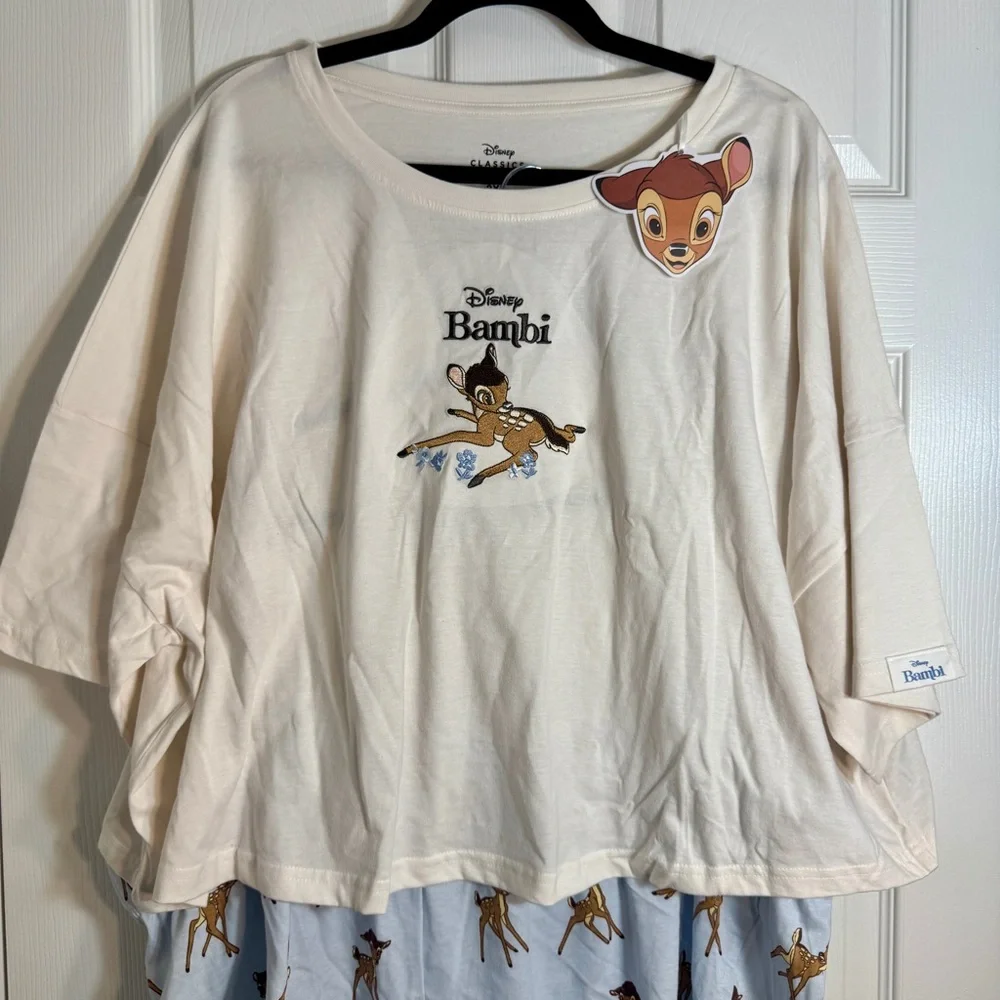 Primark | Intimates & Sleepwear | Disney Bambi Cream And Blue Lounge ...